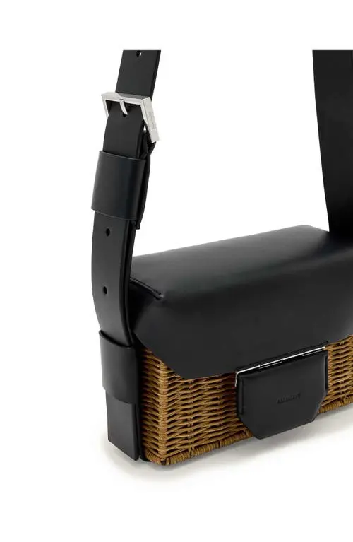 ALLSAINTS Monique Wicker Crossbody Bag
