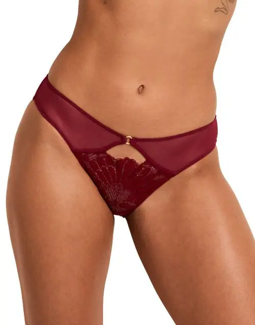ADORE ME Albanne Bikini Panties - Dark Red