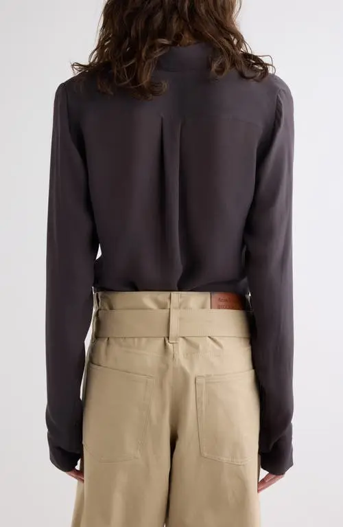 Acne Studios Shaydana Silk Georgette Top
