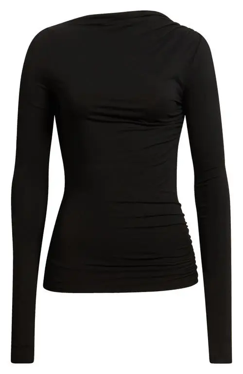 ARTLESS FOREVER Romy Ruched Open Back Stretch Jersey Top