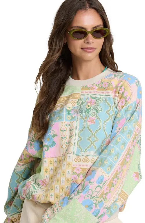BILLABONG Graphic Patchwork Sweatshirt
