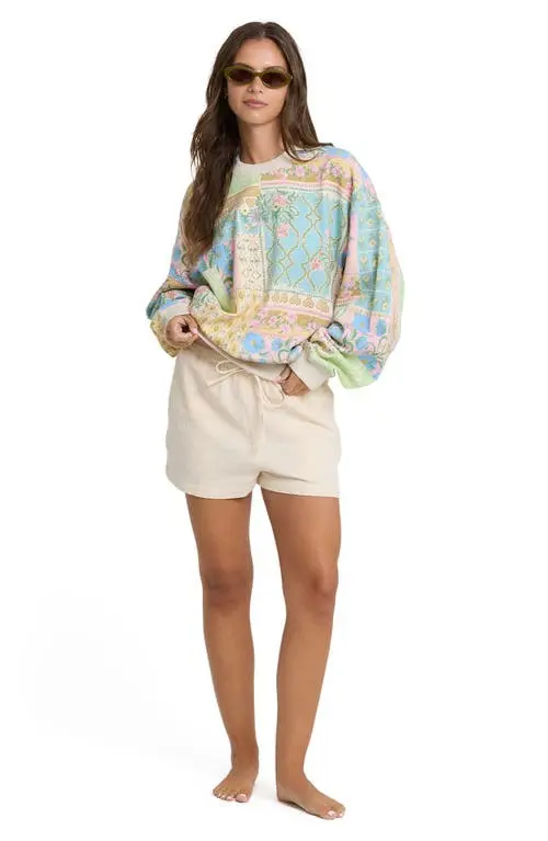 BILLABONG Graphic Patchwork Sweatshirt