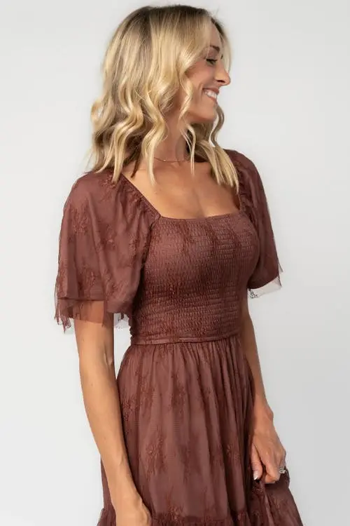 BALTIC BØRN Auden Lace Maxi Dress