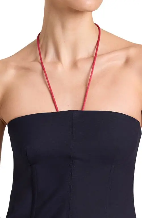 TWP Jillian Stretch Wool Bustier Top