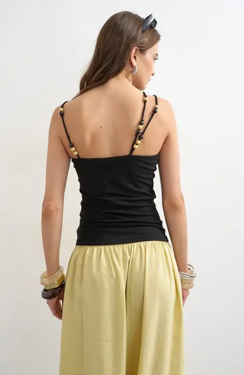 Topshop Beaded Strap Top