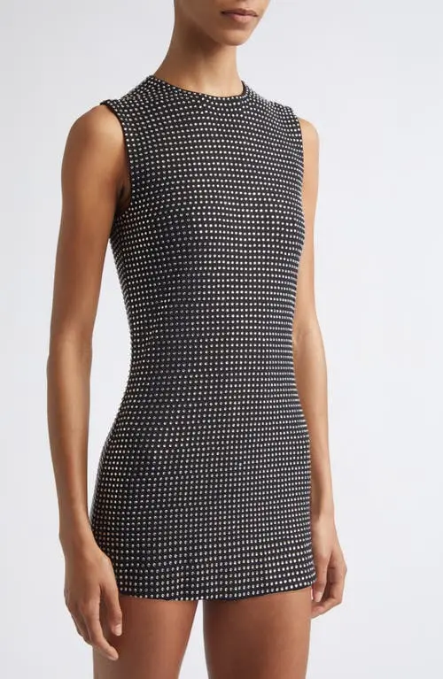 Alexander Wang Crystal Embellished Sleeveless Minidress