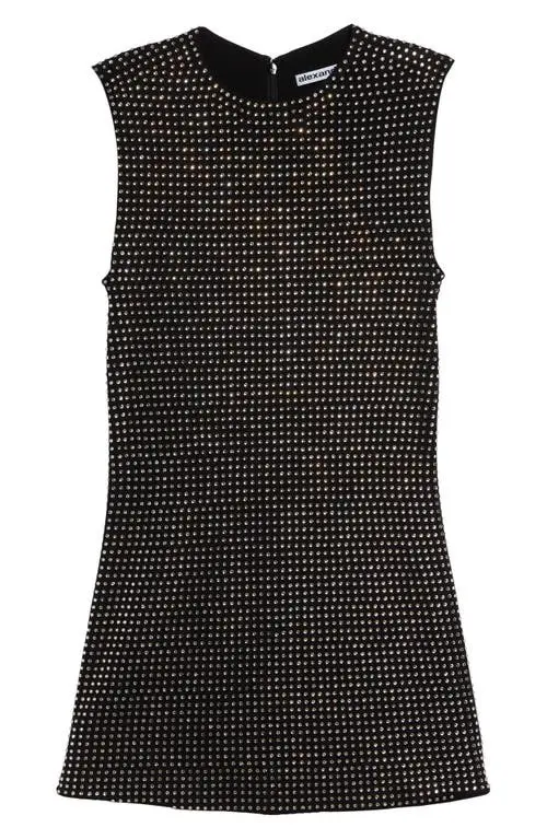 Alexander Wang Crystal Embellished Sleeveless Minidress