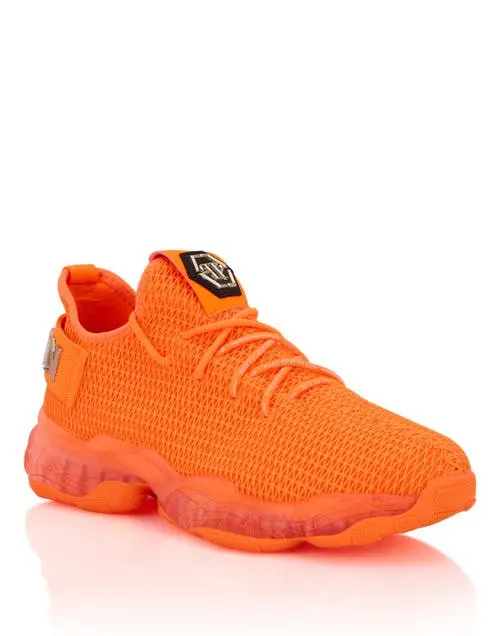 Philipp Plein Runner Sneaker Hyper Shock - Orangefluo