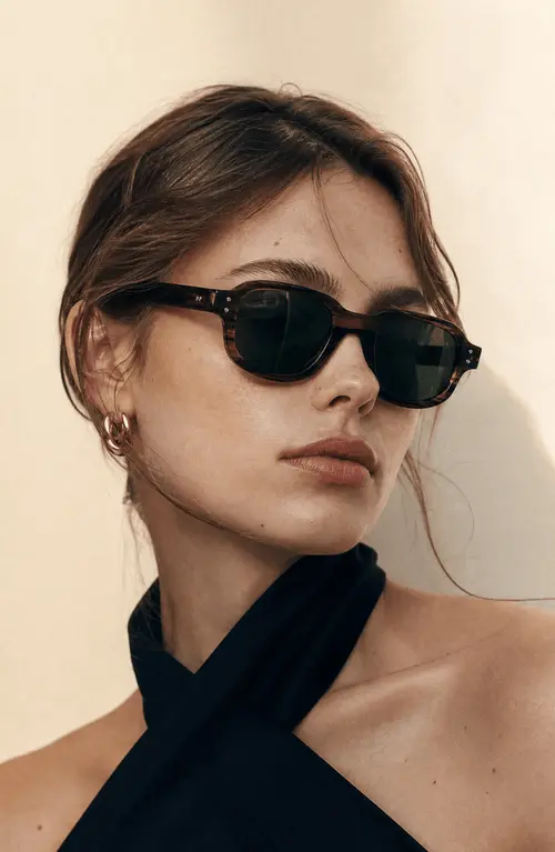 COSSINO Tres Acetate Sunglasses - Brown
