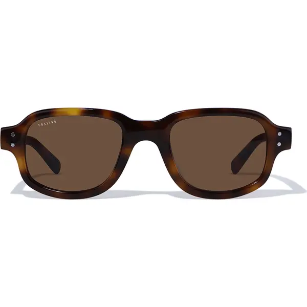 COSSINO Tres 48mm Rectangle Acetate Sunglasses - Tortoiseshell