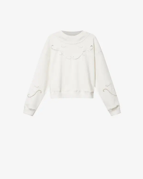 MARANT ETOILE Vella Sweat Shirt - Ecru