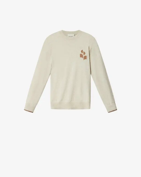 Isabel Marant Étoile Antea Pullover - Light Gray/camel