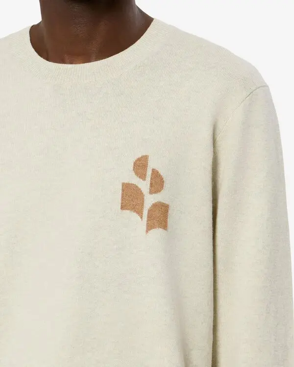 Isabel Marant Étoile Antea Pullover - Light Gray/camel