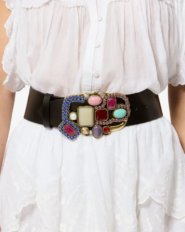 Isabel Marant Étoile Nedia Embellished Leather Belt