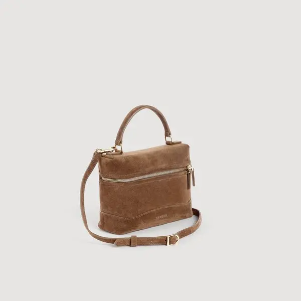Sandro Tangolino Suede Bag