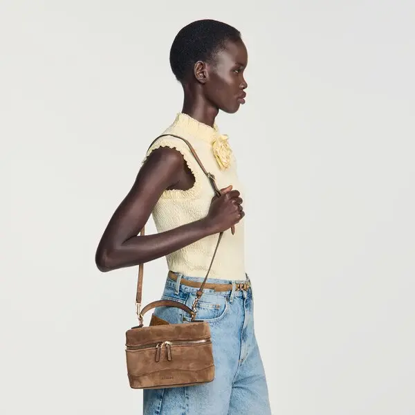 Sandro Tangolino Suede Bag