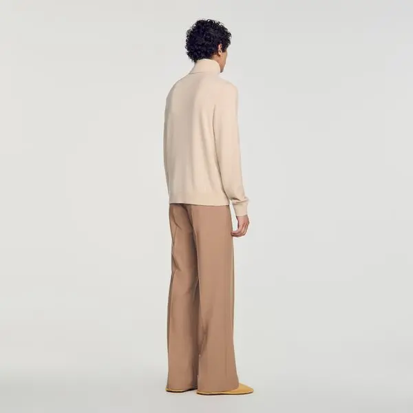 Sandro Roll Neck Cashmere Sweater