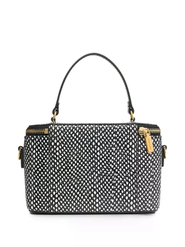 COCCINELLE Beat Snakeskin-effect Tote Bag - Black