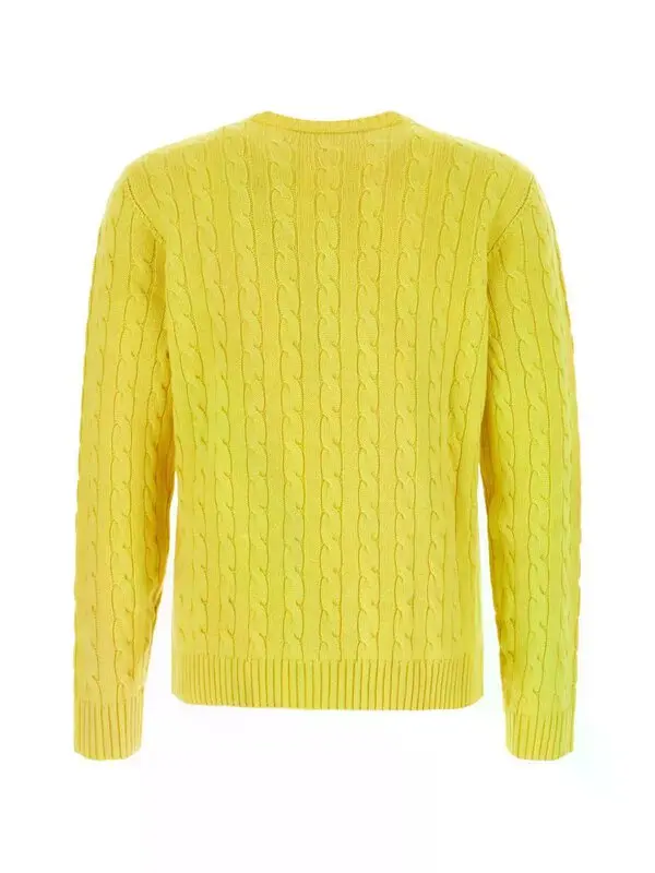 Valentino Garavani Vlogo Cable Knit Sweater