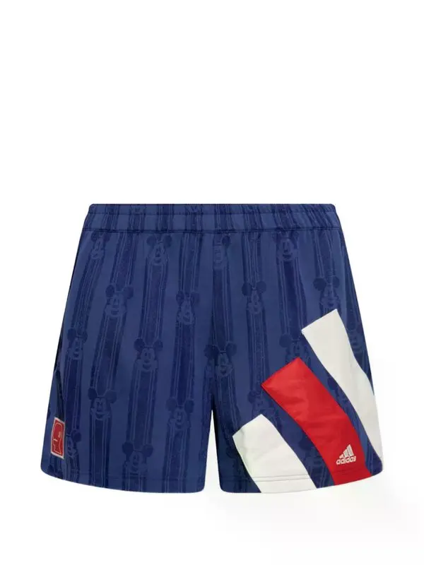 Adidas X Disney X Brain Dead Graphic Print Shorts - Blue