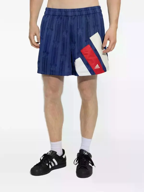 Adidas X Disney X Brain Dead Graphic Print Shorts