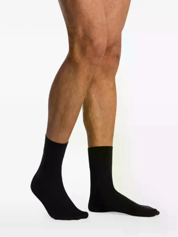 Wolford Cotton Velvet Socks - Black