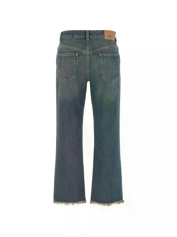 Isabel Marant Étoile Faded Effect Frayed Jeans