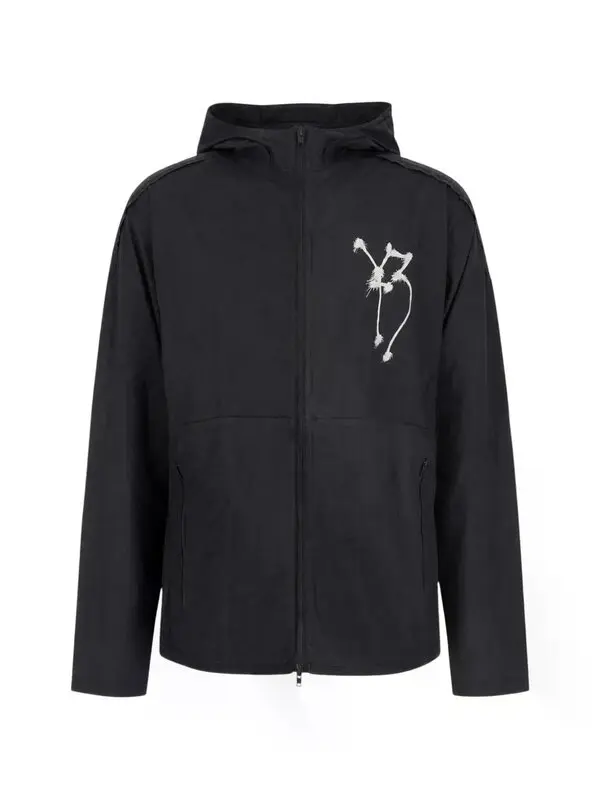 Adidas Graphic-print Hooded Jacket