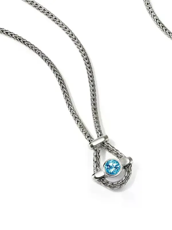 John Hardy Icon Blue Topaz Necklace