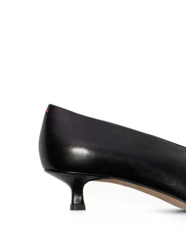 AeydĒ Clara Pointed-toe Kitten-heel Pumps