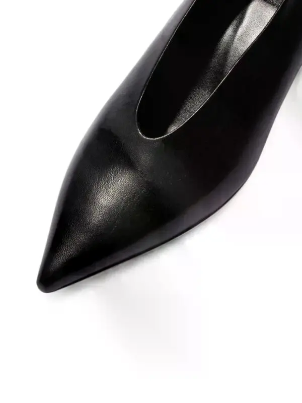 AeydĒ Clara Pointed-toe Kitten-heel Pumps