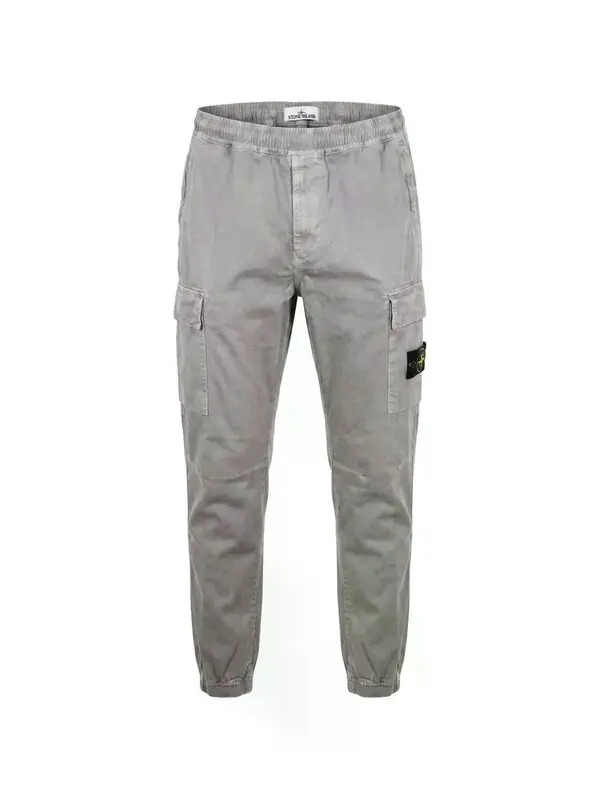Stone Island Logo-patch Cargo Pants - Grey