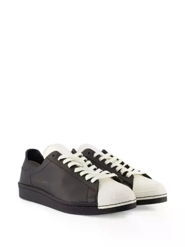 Y3 Superstar Leather Sneakers - Black