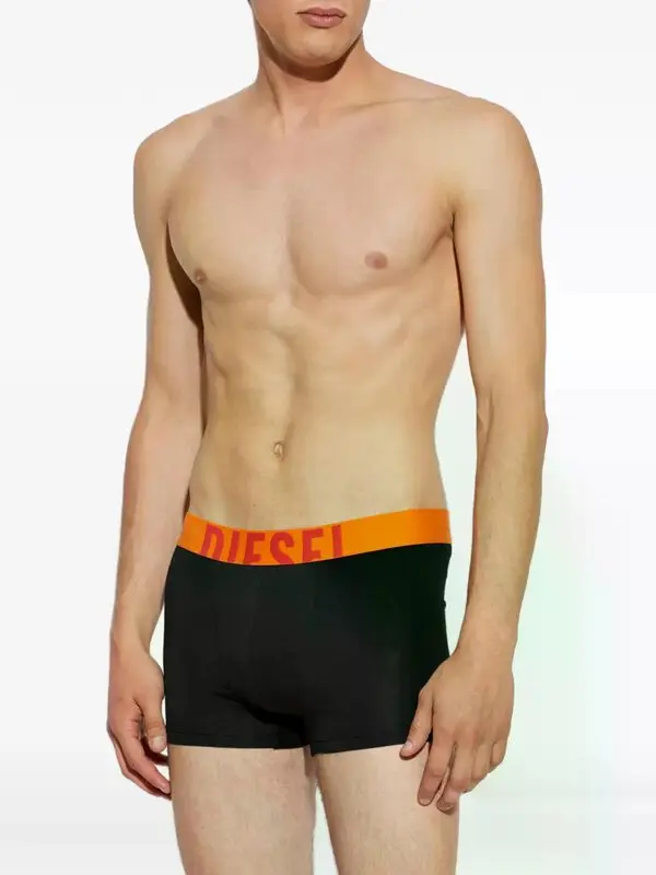DIESEL® Damien-d-pop Logo-waistband Boxers - Blue