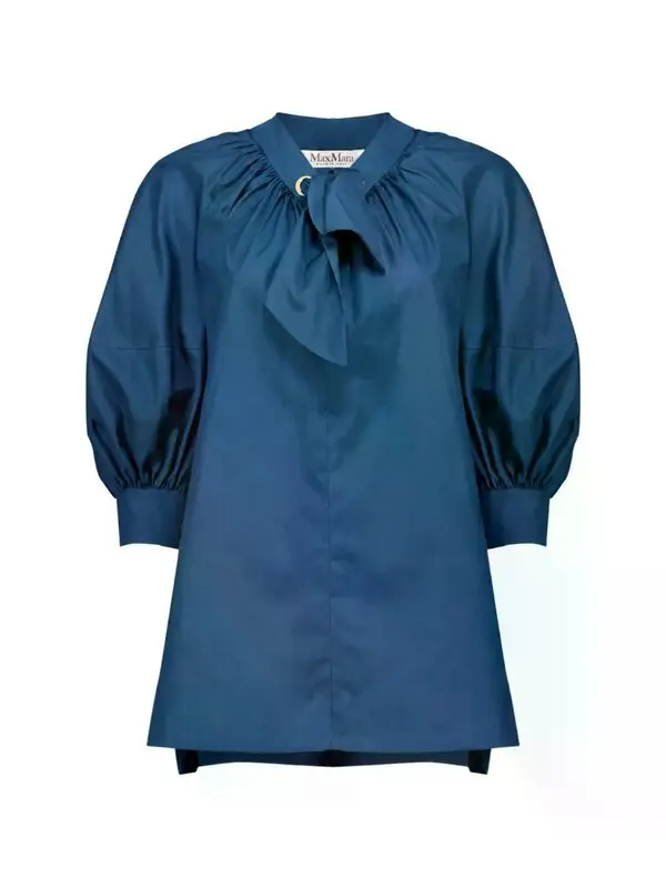 Max Mara Gathered Blouse - Blue