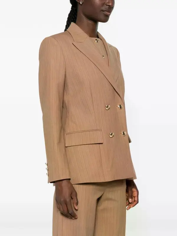 Maje Pinstripe Double-breasted Blazer