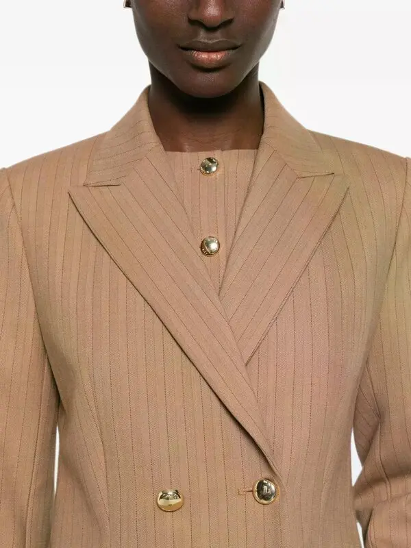 Maje Pinstripe Double-breasted Blazer