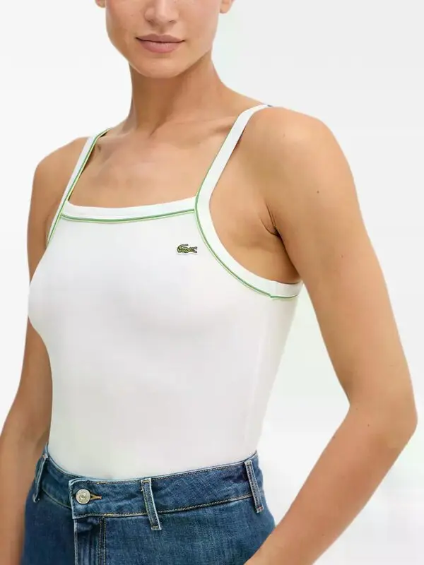 Lacoste Piped-trim Logo-patch Camisole