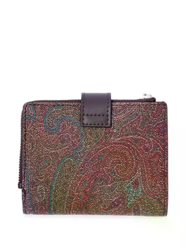 Etro Arnica Paisley-print Bifold Wallet - Brown