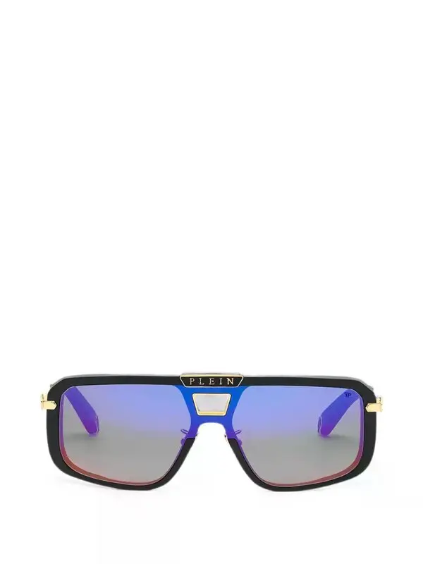 Philipp Plein Logo-plaque Pilot-frame Sunglasses - Black