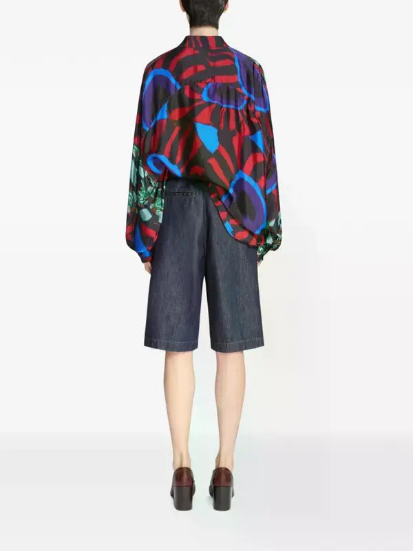 Dries Van Noten Viscose Cocoon Shirt