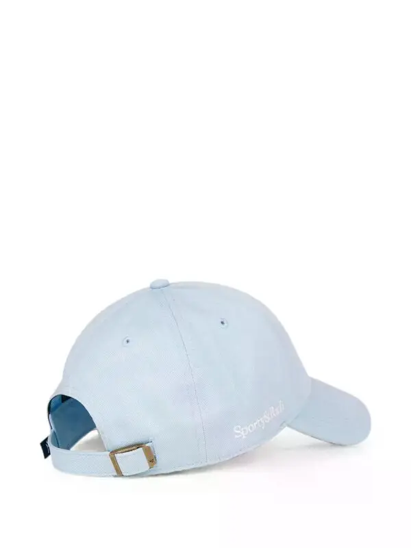 Sporty & Rich Crystal-embellished Logo Baseball Cap
