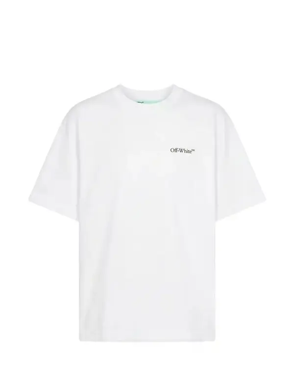 Off-White Logo-embroidered T-shirt - White