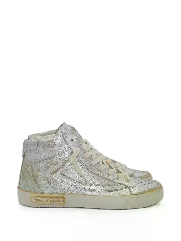 HTC LOS ANGELES Vipers Distressed High-top Sneakers
