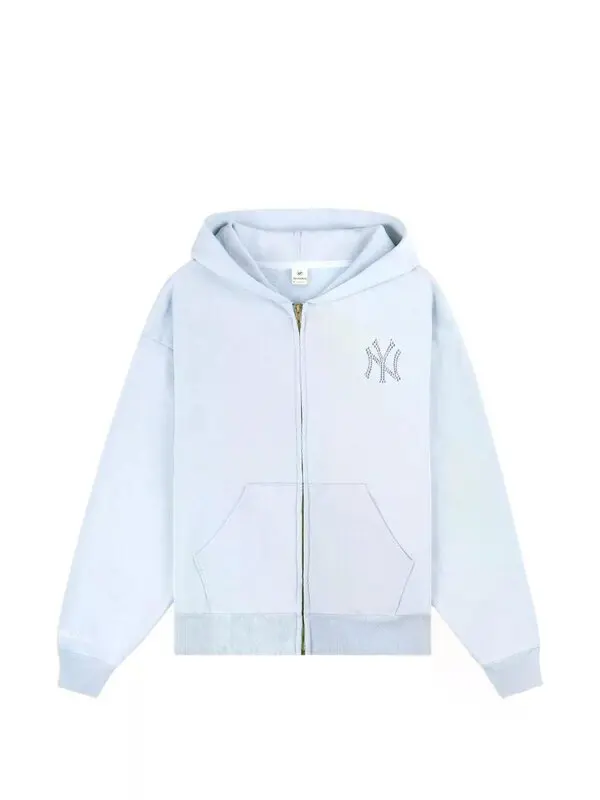 SPORTY & RICH Yankees Krystal Hoodie - Blue