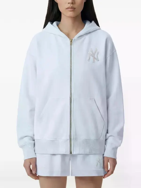 Sporty & Rich Yankees Crystal Hoodie
