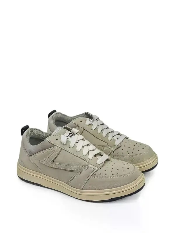 HTC LOS ANGELES Starlight Suede Sneakers With Star Perforations