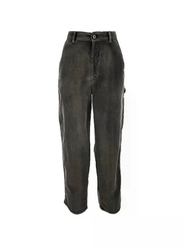 Miu Miu Corduroy Cargo Pants - Grey