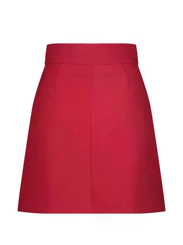 Red Valentino Button-front A-line Mini Skirt