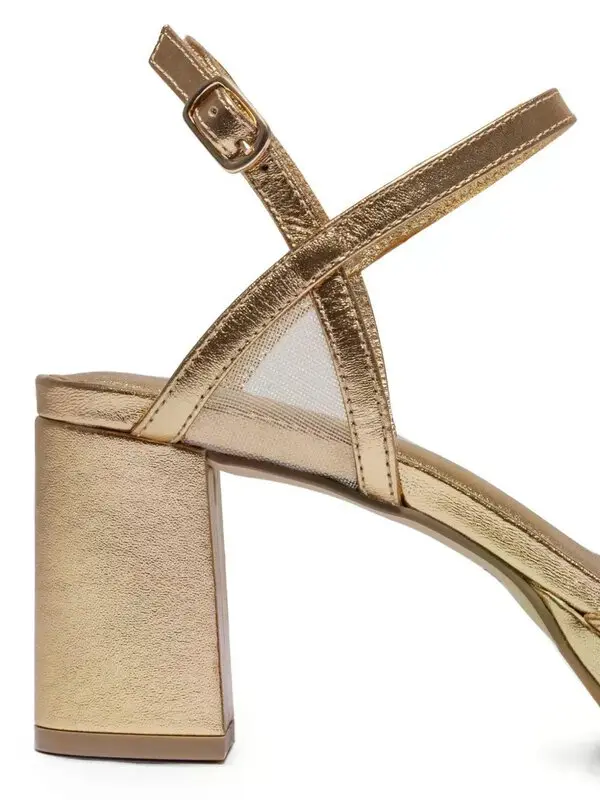 Bernardo Celeste Mesh-panel Sandals